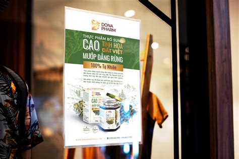 Dona Pharm Poster THIẾT KẾ IN NHANH GORA CREATIVE Always Be On Time