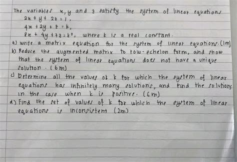 The Variables X Y And Z Satisfy The System Of StudyX