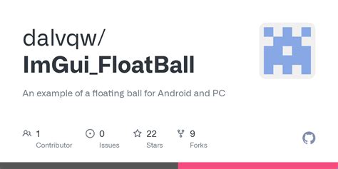 Github Dalvqw Imgui Floatball An Example Of A Floating Ball For Android And Pc
