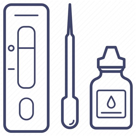 Medical Home Test Covid19 Corona Self Test Kit Test Icon