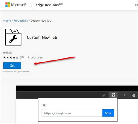 How To Set New Tab Page To Google In Microsoft Edge