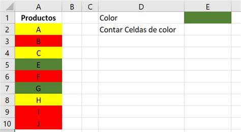 Expertos En Excel Personal Consulting S A Contar Celdas Por Color