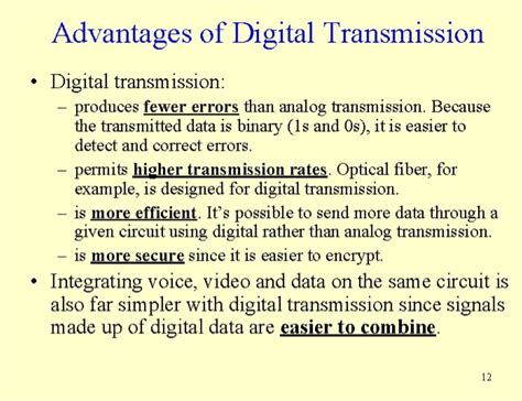 Signal Why Is Digital Transmission More Efficient Than Analog