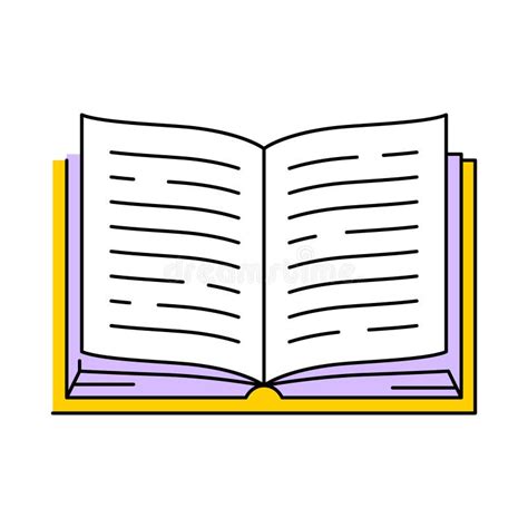Illustrations Of Open Book Image For Education And School Stock