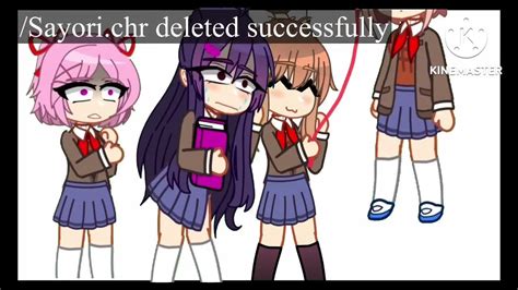 Basically Ddlc In 22 Secs ⚠️ Blood Rope Glitch Youtube