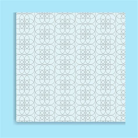 Premium Vector Seamless Geometric Pattern Circle Pattern Line Monochrome Elements Vector