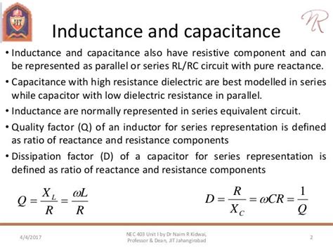 Ac Bridges Inductance And Capacitance Measurement