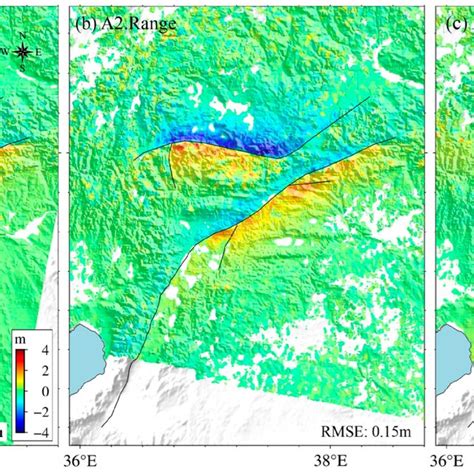 Coseismic Deformation Obtained From Sentinel 1 S1 And Alos 2 A2