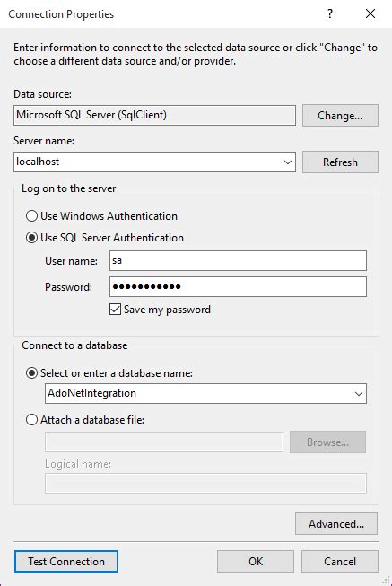 asp mvc 5 integrating existing database with login using ado