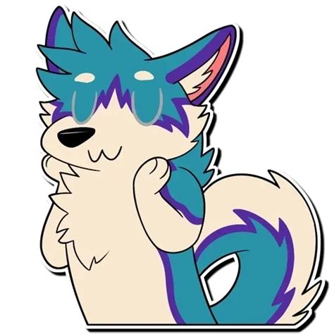 Sticker Pack De Furry 3 Stickers Cloud