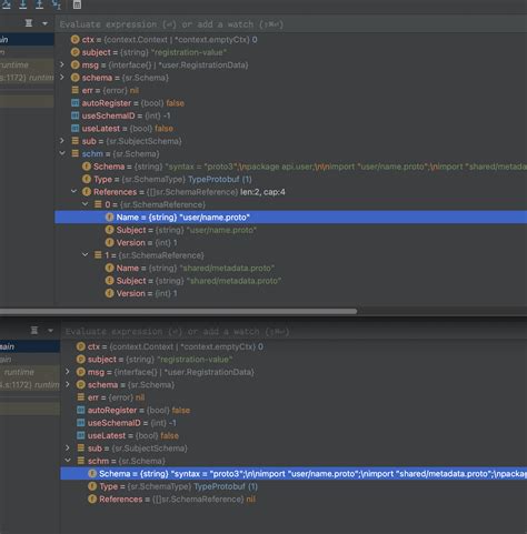 Missing References On Protobuf Schema When Accessing Schemas Ids