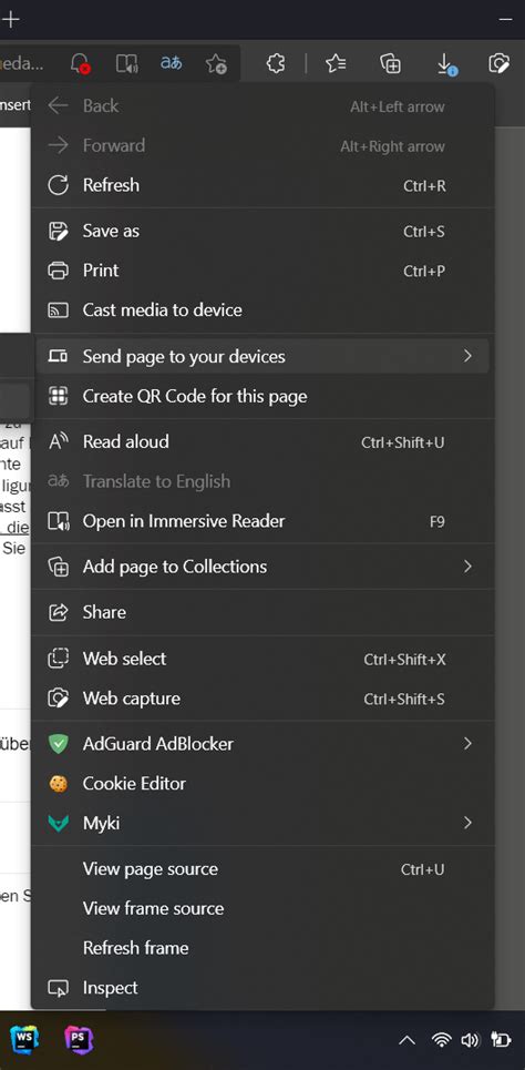 Right Click Menu Discussion Rmicrosoftedge