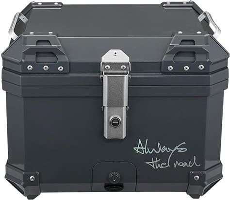 Amazon Hi Line バイク用リアボックス 57l トップケース 大容量 バイクケース Abs製 軽量 耐衝撃 防水 リアケース