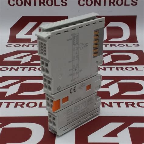El9570 Beckhoff Buffer Capacitor Terminal 50v 10a 100khz