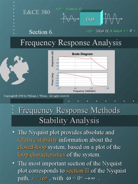 Frequency Response Analysis Section 6 Pdf Electronic Engineering Applied Mathematics