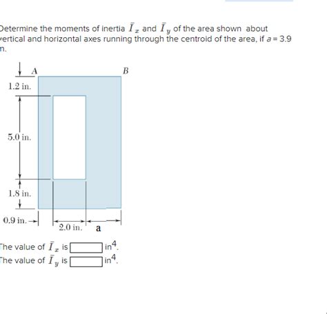Solved Determine The Moments Of Inertia Bar Ix ﻿and