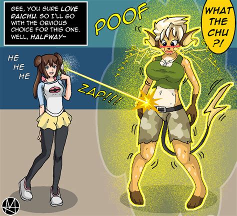 Challenging Lt Surge Anthro Raichu Tftg By Sera Fuku On Deviantart