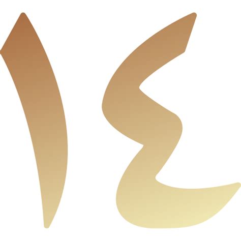 Numerical Symbol Generic Gradient Fill Icon