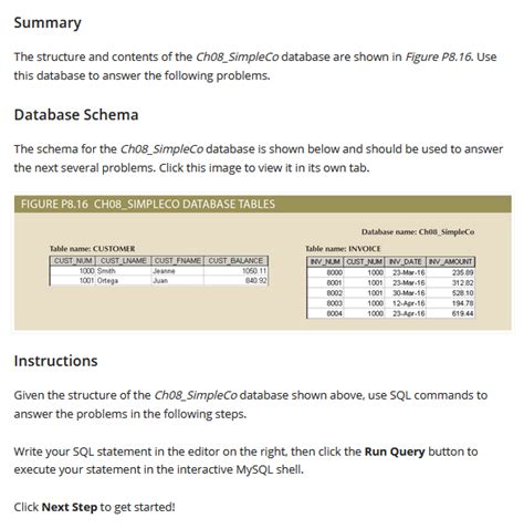 Summary The Structure And Contents Of The