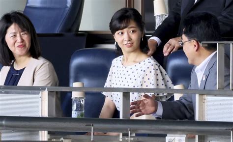 Princess Kako Visited Hanshin Koshien Stadium In Nishinomiya