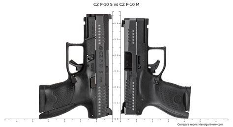 Cz P 10 C Vs Cz P 10 F Vs Cz P 10 S Vs Cz P 10 M Size Comparison Handgun Hero