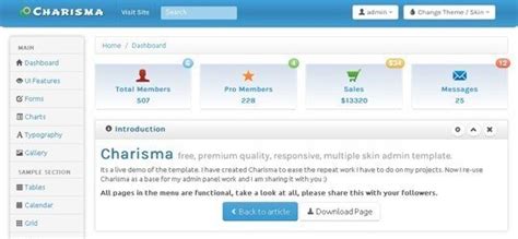 8 Free Bootstrap Admin Templates