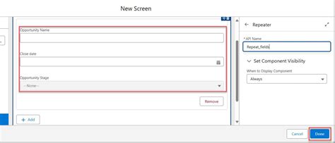 How To Use The Repeater Component In Salesforce Screen Flow