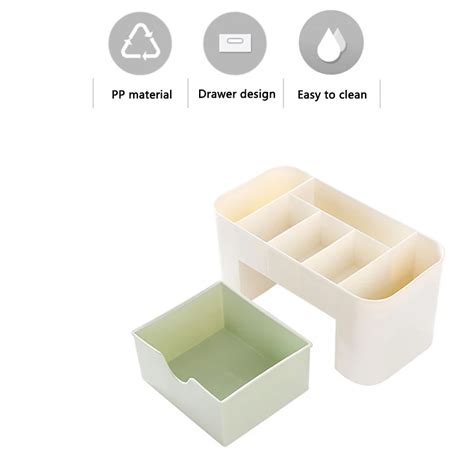 Пластиковый ящик для хранения косметичка косметические ящики ...