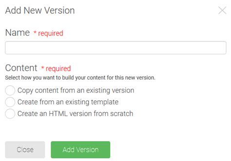 Create Version Segmented Campaign Encompass Support Center
