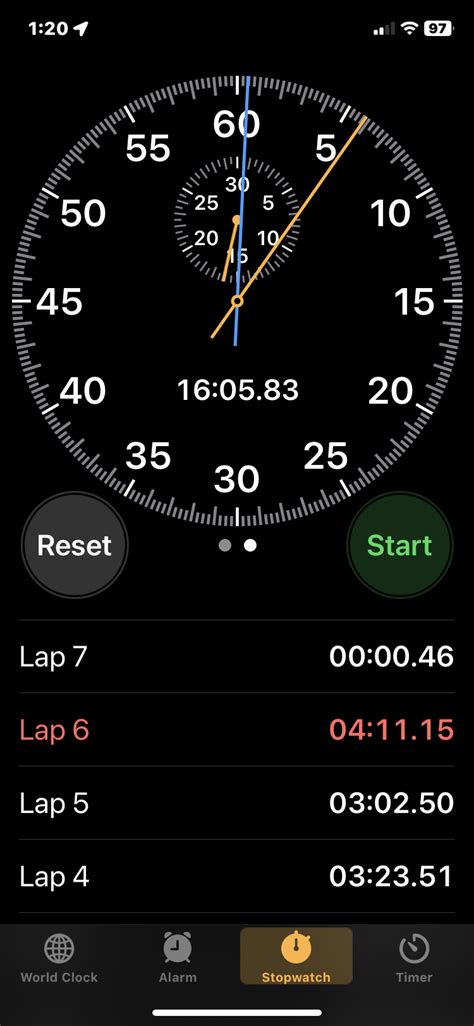 How To Use The Analog Stopwatch On Iphone Guidantech