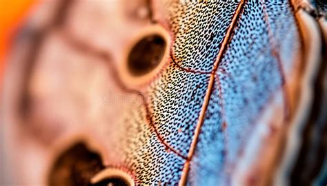 Close Up Of Insect Wing Texture Generative Ai Stock Illustration