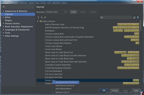 将idea快捷键设置成eclipse Csdn博客