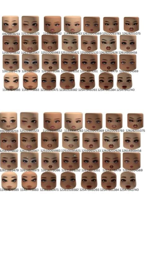 Bloxburg Face Codes