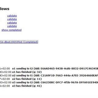 Example Of The Workflow Monitoring Application Download Scientific Diagram
