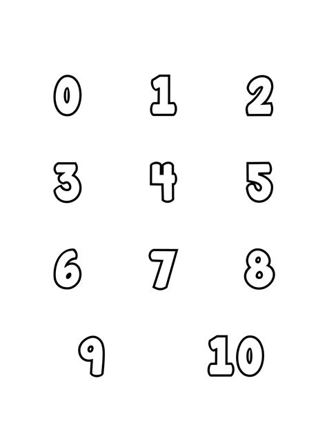 Free Printable Bubble Numbers Free Printable