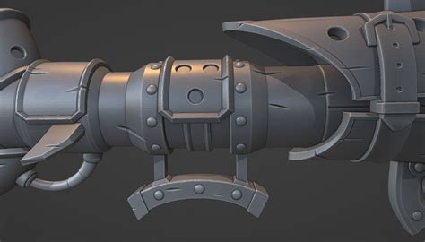 League Of Legends Jinx Fishbones Printable Bazooka 3d Model 3d