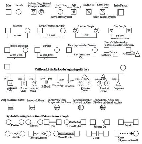 Immigration Symbol Genogram
