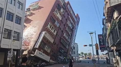 Taiwan Major 77 Magnitude Earthquake Rocks Infrastructure World