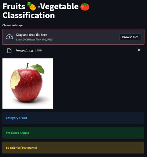 Github Vijayethiraj Fruits And Vegetables Recognition Hcl