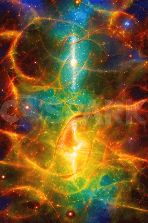 Luminous Stained Glass Pillars Of Creation Fractal Membranes Dynamic