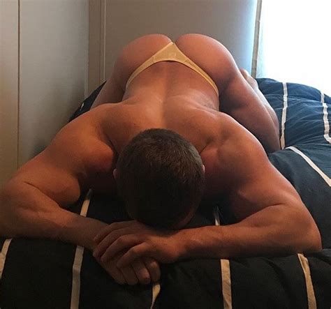 Male Muscle Ass In Thong Cumception