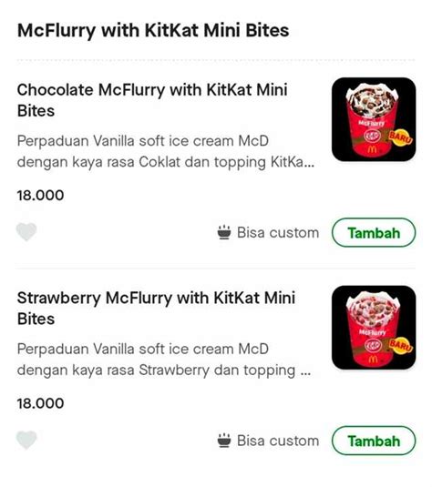Now Release Mcflurry Kitkat At Mcdonalds Indonesia Wisata Diary