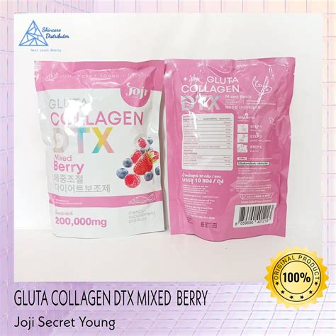 Jual Joji Gluta Collagen Dtx Plus Whitening Isi 10 Sachets Shopee