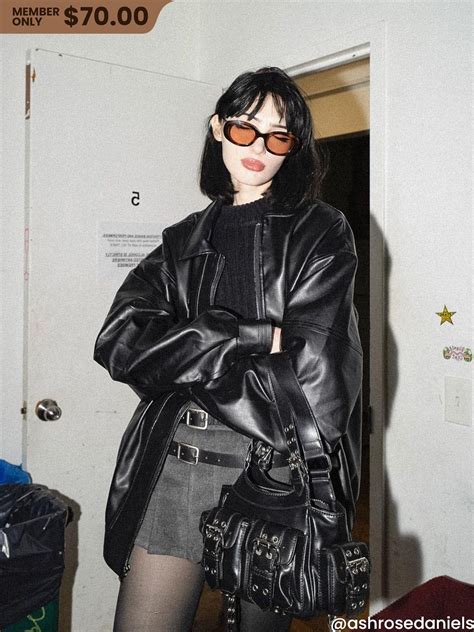 Edgy Grunge Outfits That Are So Cool It Hurts In 2025 Jacket Outfit