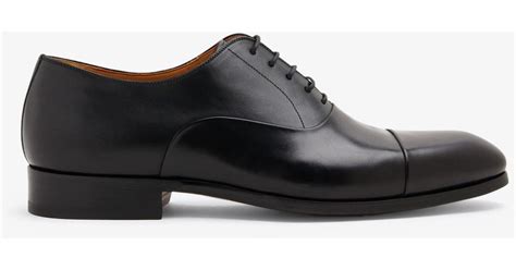 Magnanni Leather Oxford Shoes In Black For Men Lyst