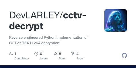 Github Devlarley Cctv Decrypt Reverse Engineered Python Implementation Of Cctv S Tea H 264
