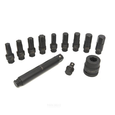 Hbm Impact Socket Set For Trucks 12 Piece Toolsideeie