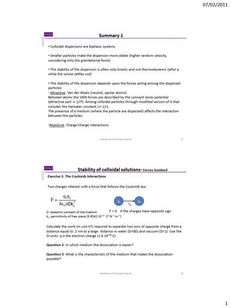 02 Stability Of Colloidal Systems Pdf
