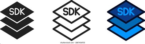 Sdk Icon Software Development Kit Icon Stock Vector Royalty Free Shutterstock