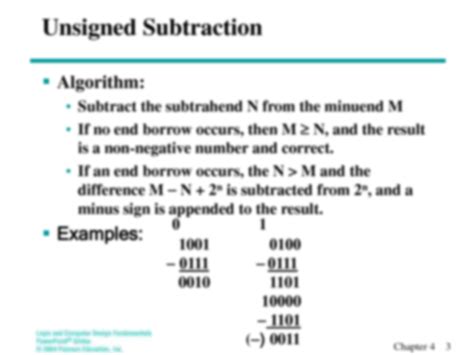 Solution Unsigned Subtraction Multiplication Division Studypool